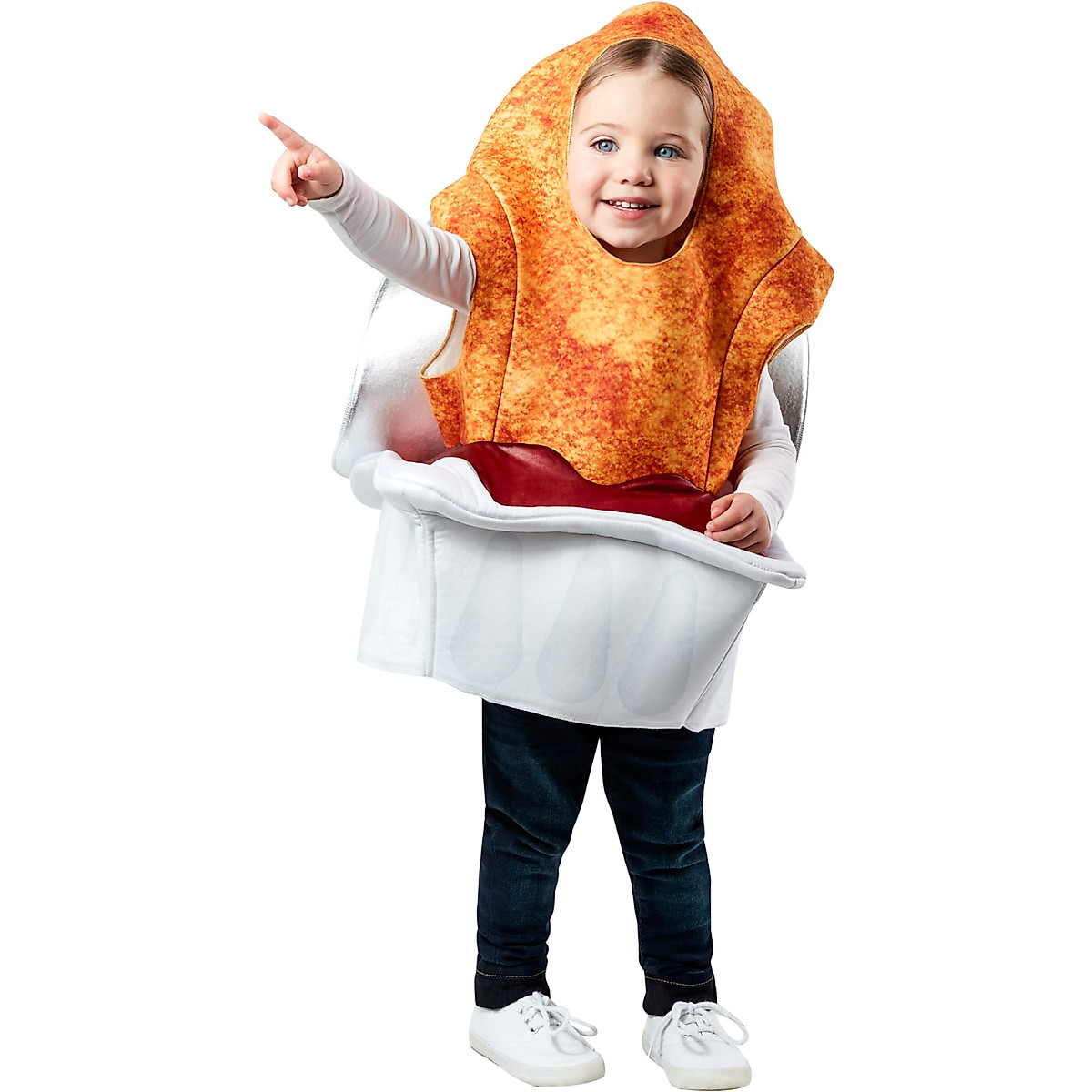 Rubies Toddler Forum Novelties Little Nuggets Dip'N Sauce Costume for Themed Parties and Halloween, As Shown, 4T