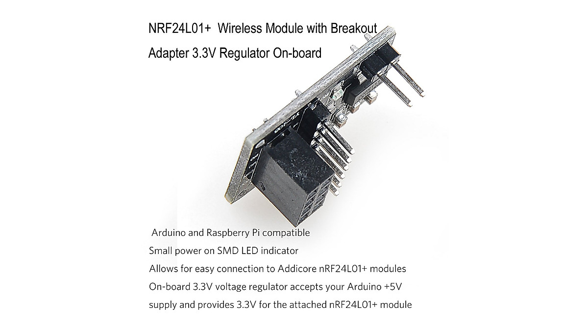 Makerfire NRF24L01+ Breakout Adapter - 4pcs with Regulator