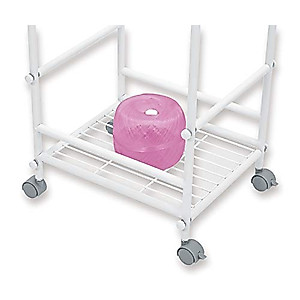 Azwil DBS01 Cardboard Stocker, White, Casters