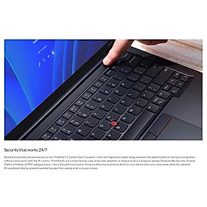 Lenovo Gen 11 ThinkPad X1 Carbon Laptop with Intel Core i5-1335U Processor, 14" WUXGA Non-Touch Display, 16GB LPDDR5 RAM, 512GB Gen4 Performance SSD, Thunderbolt, Backlit Keyboard and Windows 11 Pro