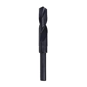 Benliu Twist Drill Shank Drill Bit 15mm High Speed Steel HSS 9341 Black Oxide with 1/2 Inch Straight Shank 1Pcs
