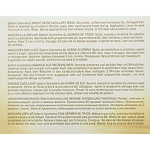 Salerm - Nourishing Hair Mask - 200 ml - with Wheat Germ - for Dry and Damaged Hair - Deep Hair Hydration - Shine and Brightness - Hair Strengthening