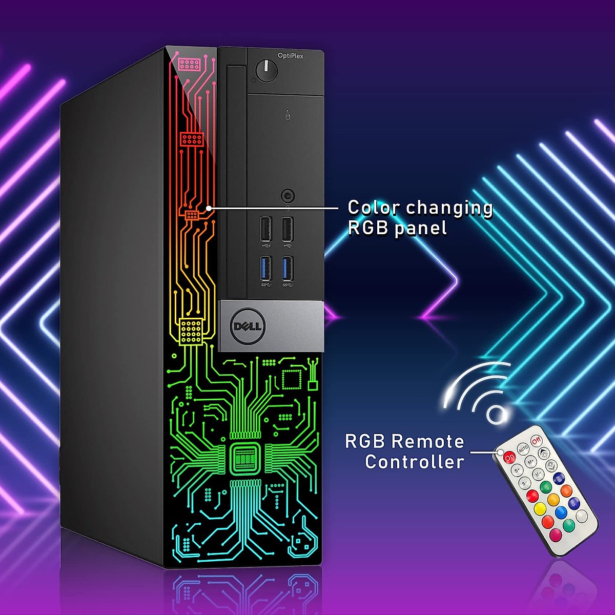 Dell OptiPlex 7040 Small Form Factor RGB Desktop PC, Intel Quad Core i5-6500 up to 3.6GHz, 16G DDR4, 512G SSD, Windows 10 Pro 64 Bit-Multi-Language (Renewed)