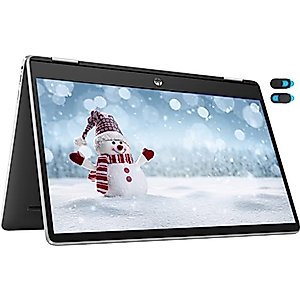 HP 2022 14 X360 Chromebook, 2 in 1 Laptop 14" Touch Screen HD Laptop, Intel Celeron N4500, 4GB Memory, 32GB eMMC Storage, USB Type C, WiFi, Webcam, Chrome OS, Natural Silver, YSC Accessory