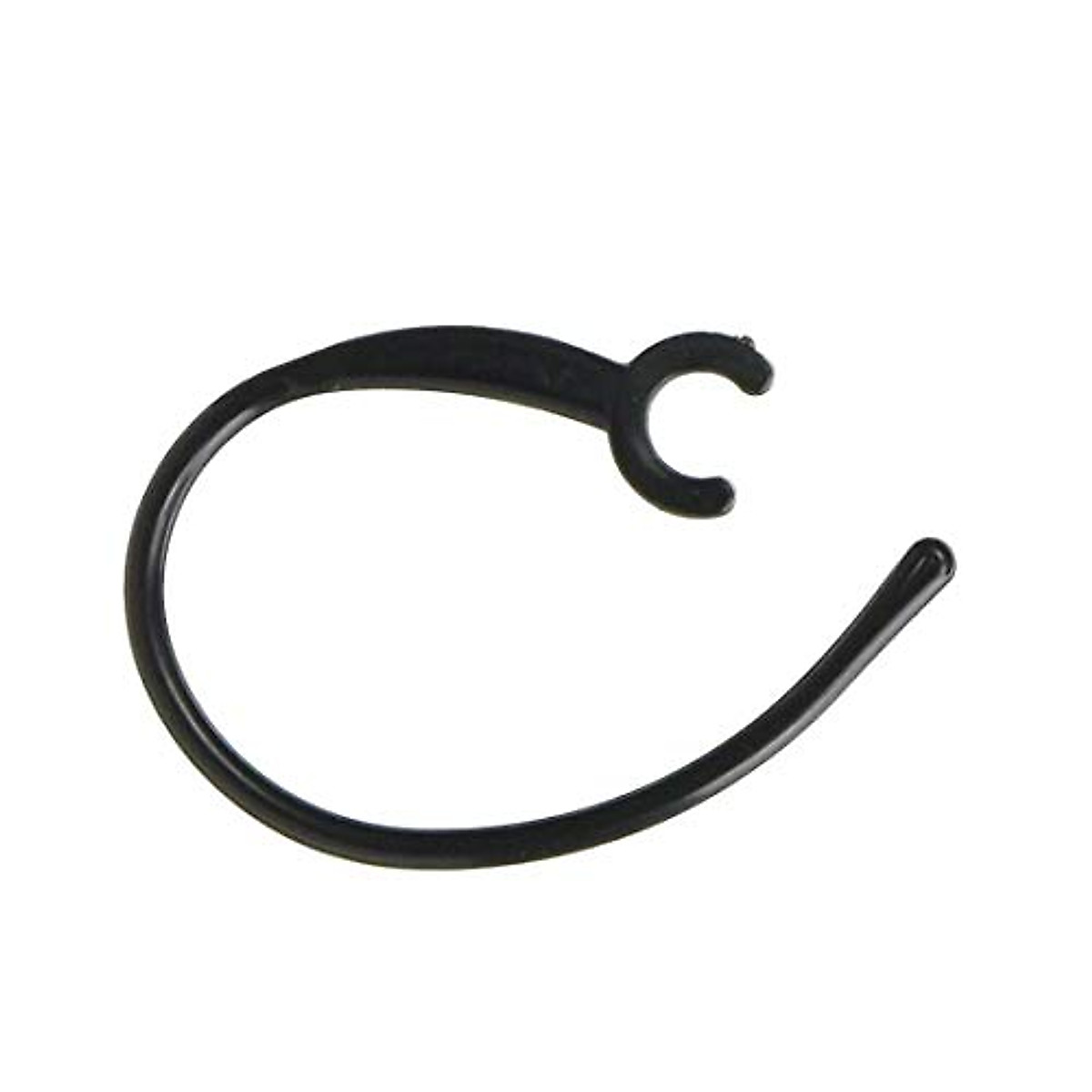 6 Pack Replacement Ear Hooks for Wireless Bluetooth Headset Earhook Clips Hook Loop - 8MM Clamp Headsets, Black