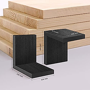 GDYUS Floating Shelves, Wood Small Floating Shelf Wall Mounted, Hanging Display Shelves Set of 3, Wall Shelf for Bedroom Living Room Bathroom Office Decoration