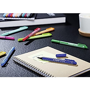 Nylon Tip Writing Pen - STABILO pointMax - Wallet of 12 - Assorted Colors