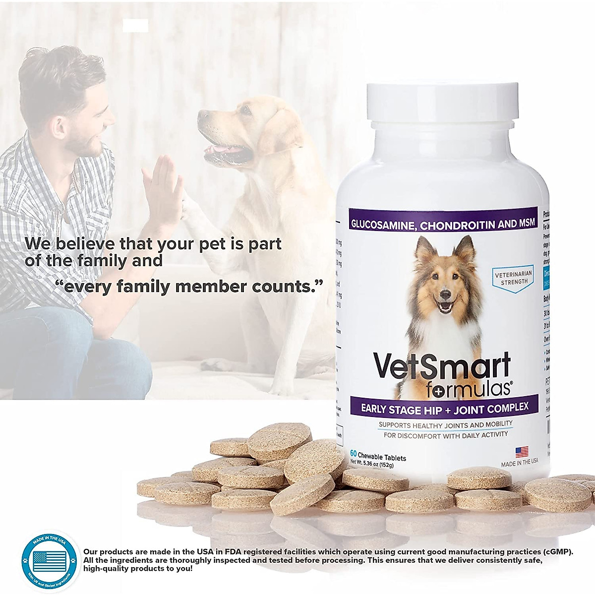 VetSmart Formulas Joint Supplement for Dogs (Early Stage, Pack of 1)