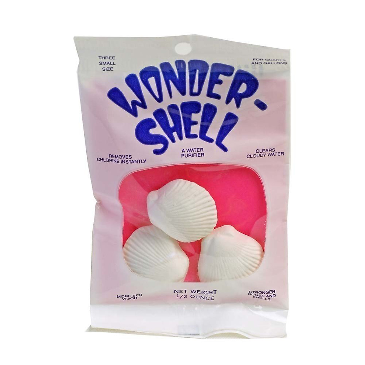 (10 Packages) Weco Wonder Shell Natural Minerals (3 Pack), Small - Total of 30 Shells