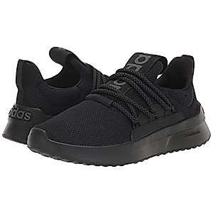 adidas mens Lite Racer Adapt 5.0 Running Shoe, Black/Black/Grey (Wide), 11.5 Wide US