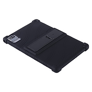 HminSen Case for MB1001 Tablet 10.1,Kids Friendly Silicone Case for Moderness MB1001/Okaysea 10.1 Tablet,for OUZRS TAB-M1/DOOGEE T10/T10S Tablet 2023 /HAPPYBE/ANYLAKE/Velorim/CZZ/ZZB 10 inch (Black)