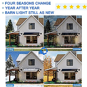 2 Pack Outdoor Wall Lights Wall Mount for House, Front Porch Outdoor Wall Light Fixtures Wall Mount, Matte Black Modern Farmhouse Outdoor Wall Sconce, Classic Barn Lights Outdoor & Indoor-E26 Socket