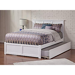 AFI Madison Platform Bed with Footboard & Trundle