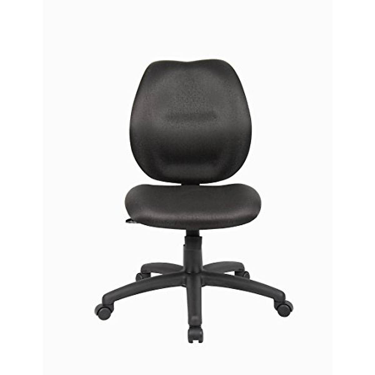 Boss Office Products Any Task Mid-Back Task Chair with No Arms in Black