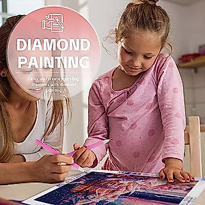 Buewutiry Beach Castle Diamond Painting Kits for Adults Beginner, 16x12 Inch 5D Diamond Art Kits for Adults, DIY Full Drill Diamond Art Craft for Home Wall Art Decor