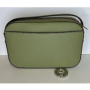 Michael Kors Jet Set Large Crossbody bundled Purse Hook (Light Sage)