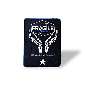 JUST FUNKY Death Stranding Fragile Express Fleece Blanket | 45 x 60 Inch Soft Throw Blanket