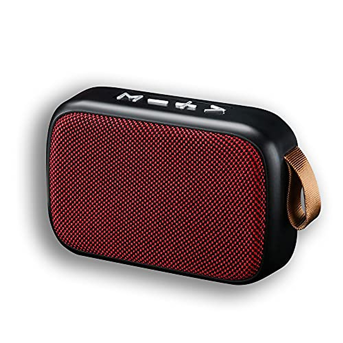 Tek Styz Speaker Compatible with Your Bose Soundlink Micro Bright Orange Fabric Design 3W Playtime 6H Indoor, Outdoor Travel (RED)