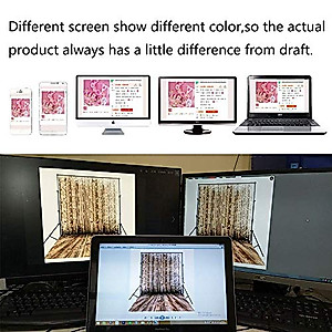 FiVan 7x5ft Pink Flower Backdrop Dessert Table Photo Booth Baby Shower Birthday Photography Background Floral Curtain DesignD-9354