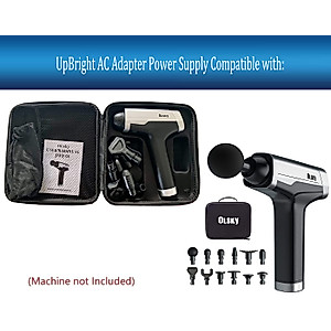UpBright 16.8V AC/DC Adapter Compatible with OLSKY JMQ-01 JMQ01 Massage Gun Handheld Electric Deep Tissue Pain Relief Percussion Muscle Massager 16.8VDC 1.0A 3000mAh Power Battery Charger (Not 12V.)