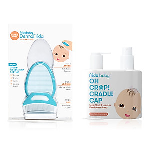 Frida Baby The 3-Step Cradle Cap System with Scalp Spray + Scalp Mask