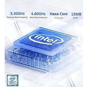 Dell Optiplex 7060 SFF Desktop Computer PC | Intel 8th Gen i7-8700 (6 Core) | 16GB DDR4 Ram 512GB NVMe M.2 SSD | Built-in WiFi 6E & Bluetooth 5.2 | Windows 11 Pro | Wireless Keyboard & Mouse(Renewed)