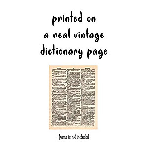 Alice In Wonderland Mad Hatter: The Secret Alice. Decor - 4 piece set - Dictionary Art Print Quotes and Sayings Print - UNFRAMED 9 X 11 inches