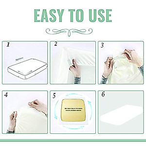 Kavy Beddings 6 Piece Bed Sheet Set Hotel Luxury Chocolate Full Size 28 Deep Pocket Bed Sheets 1000 Thread Count, 100% Egyptian Cotton