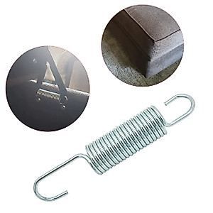 Souldershop 3-5/8 inch Replacement Recliner Chair Mechanism Furniture Tension Springs Long Neck Style [3.46'' Inside Hook to Hook] (Pack of 2)