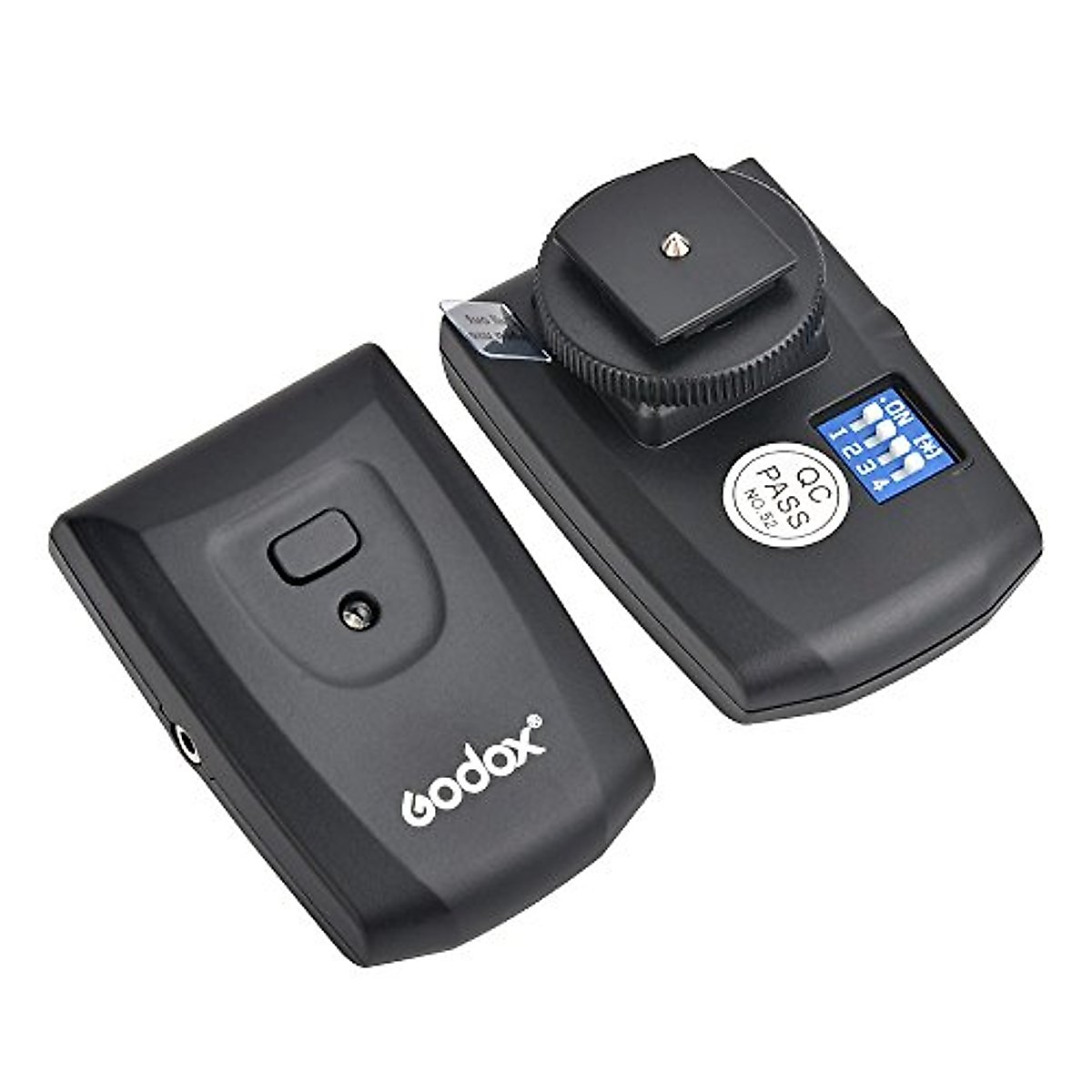 Godox Wireless 433MHz GN33 Camera Flash Speedlite with Built-in Receiver with RT Transmitter Compatible for Canon Nikon Sony Olympus Pentax Fuji DSLR Cameras with Diffuser + Filters + USB LED