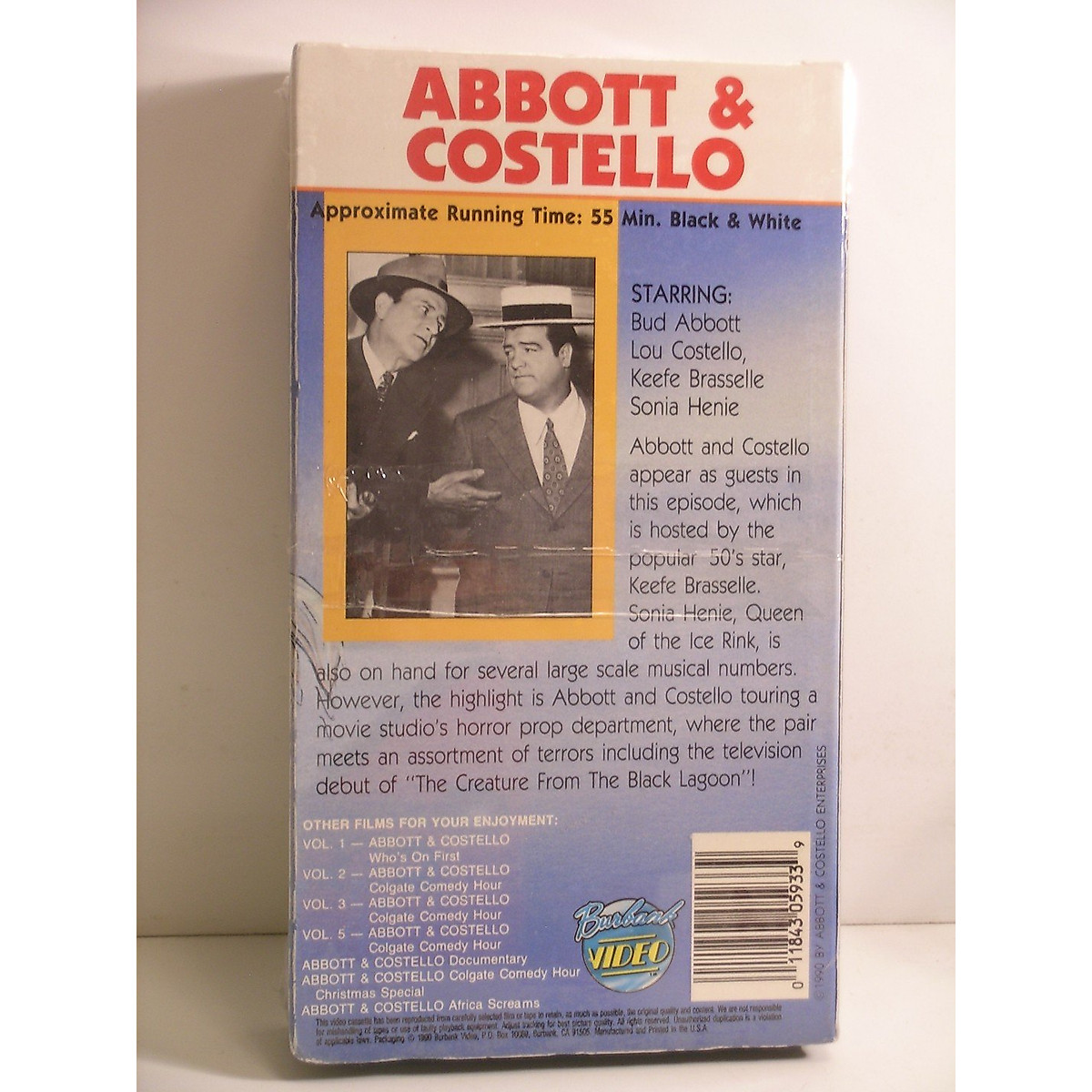 Abbott & Costello-A Set of Three New VHS Video Tapes