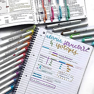 Zebra Pen 78525 Mildliner Double Ended Highlighter Set, Broad and Fine Point Tips, Assorted Ink Colors, 25-Pack