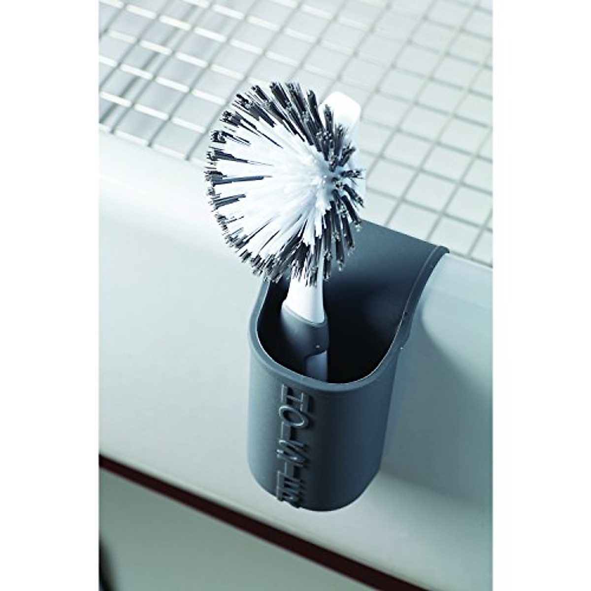 Holster Brands Lil' Holster Small Bathroom Essentials Storage Holder, Skinny, Gray