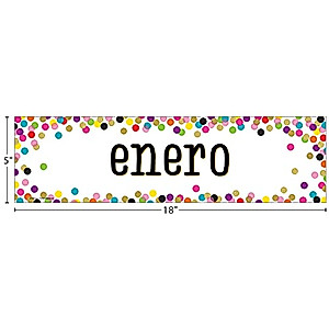 Teacher Created Resources Confetti Spanish Monthly Headliners