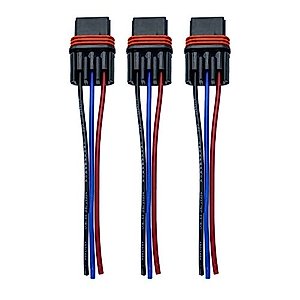 Pulse Power Plug Pigtail Connector Replacement for 2018 2019 2020 2021 Polaris Ranger XP 1000 / RZR RS1 Pro/General Bus Bar plugs Power Wire Harness Connector (3 pcs)