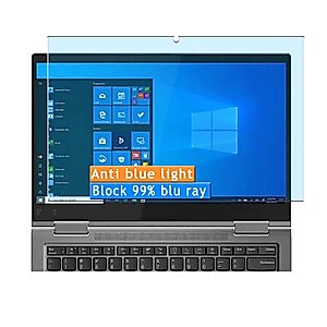 Vaxson 2-Pack Anti Blue Light Screen Protector, compatible with Lenovo ThinkPad X1 Yoga Gen 6 14" TPU Film Protectors Sticker [ Not Tempered Glass ]