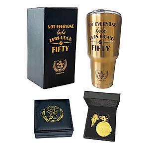 TheVintageDude 50 Years Birthday Gift for Men, 50th Birthday Gifts for Men.Fifty Years Birtday Gift for Dad, 50 Years Old Retirement Gift, 50th Anniversary Gifts for Friend