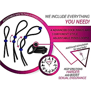 Silicone Couples Penis Rings for Men Cock Ring Adult Cock Rings for Couple Silicone Penis Rings Sensory Penis Sex Toys for Couples Sunglasses XLC4-2