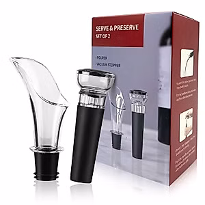 Fathers Day Dad Gifts from Daughter, Mothers day Cool Gifts for Mom Wife, Wine Stoppers for Wine Bottles, Aerator and Pourer Wine Accessories Gifts for Wine Lovers House Warming Gifts for Husband Men