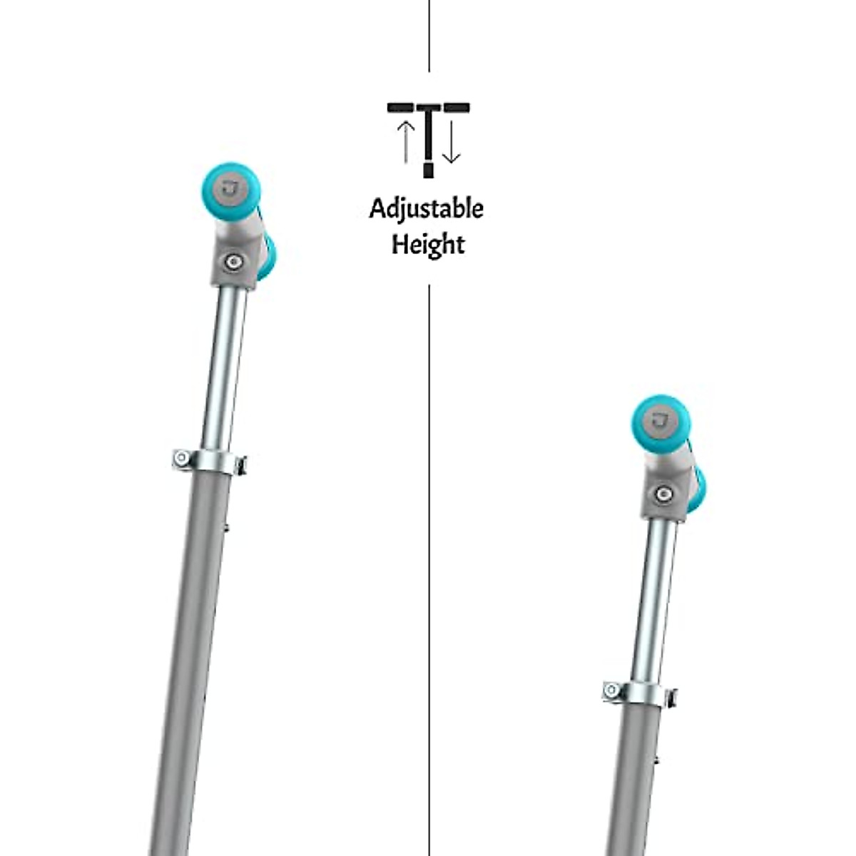 Jetson Scooters - Leo Kick Scooter (Blue) - Collapsible Portable Kids Push Scooter - Lightweight Folding Design with High Visibility RGB Light Up LEDs Wheels and Adjustable Height Handlebars
