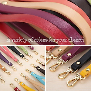 Yetaha Coffee Genuine Leather Wristlet Strap, 150mm x 8mm Hand Wrist Strap with Lock for Clutch Wallet Cellphone Key