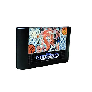 Royal Retro David Robinson's Supreme Court - USA Label Flashkit MD Electroless Gold PCB Card for Sega Genesis Megadrive Video Game Console (Region-Free)