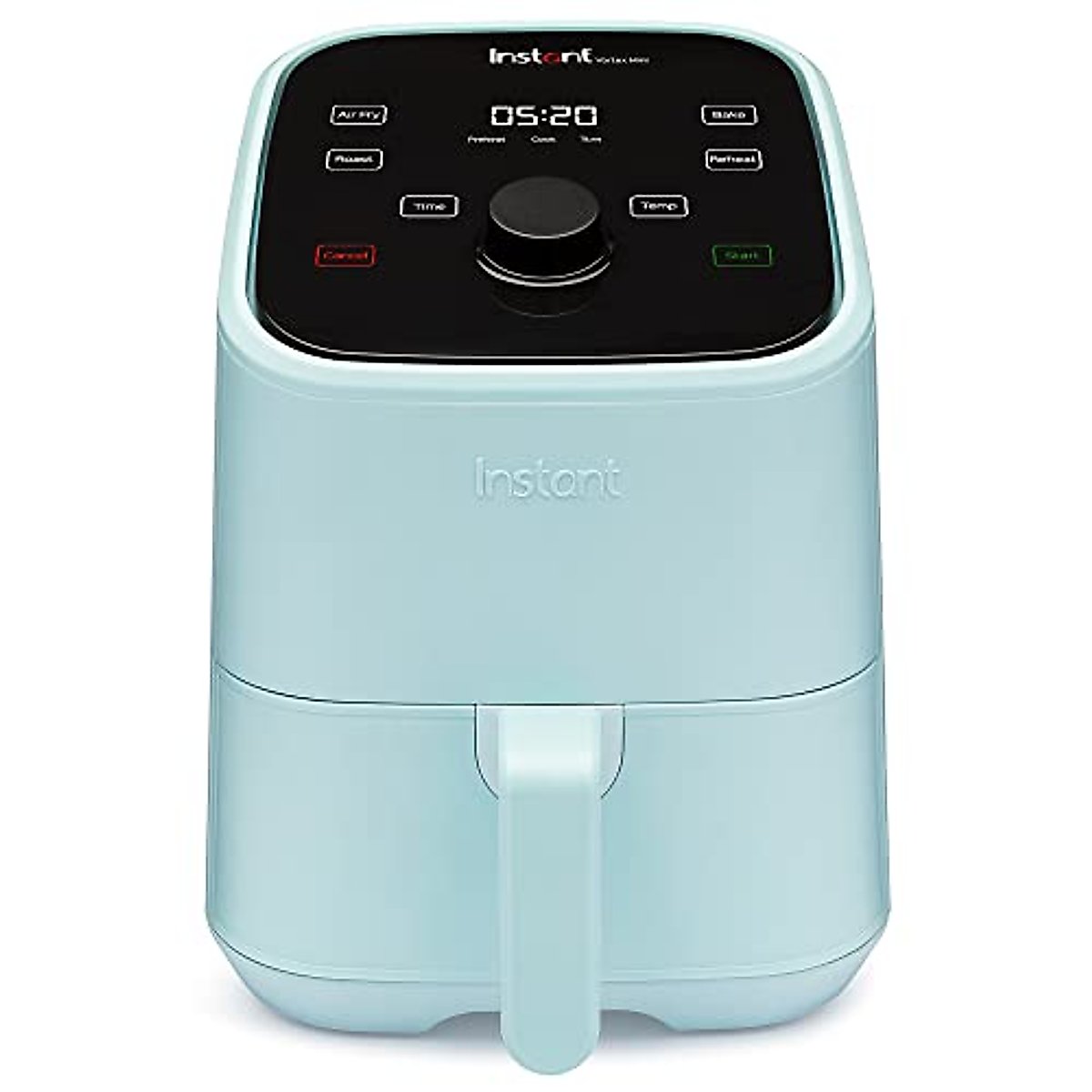 Instant 4-in-1, 2-QT Mini Air Fryer Oven Combo, From the Makers of Instant with Customizable Smart Cooking Programs, Nonstick and Dishwasher-Safe Basket, App with over 100 Recipes, Aqua