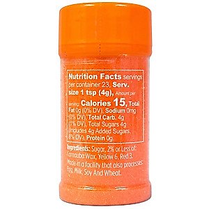 Wilton Sparkling Sugar Decorating Sprinkles, 3.25 oz., Orange