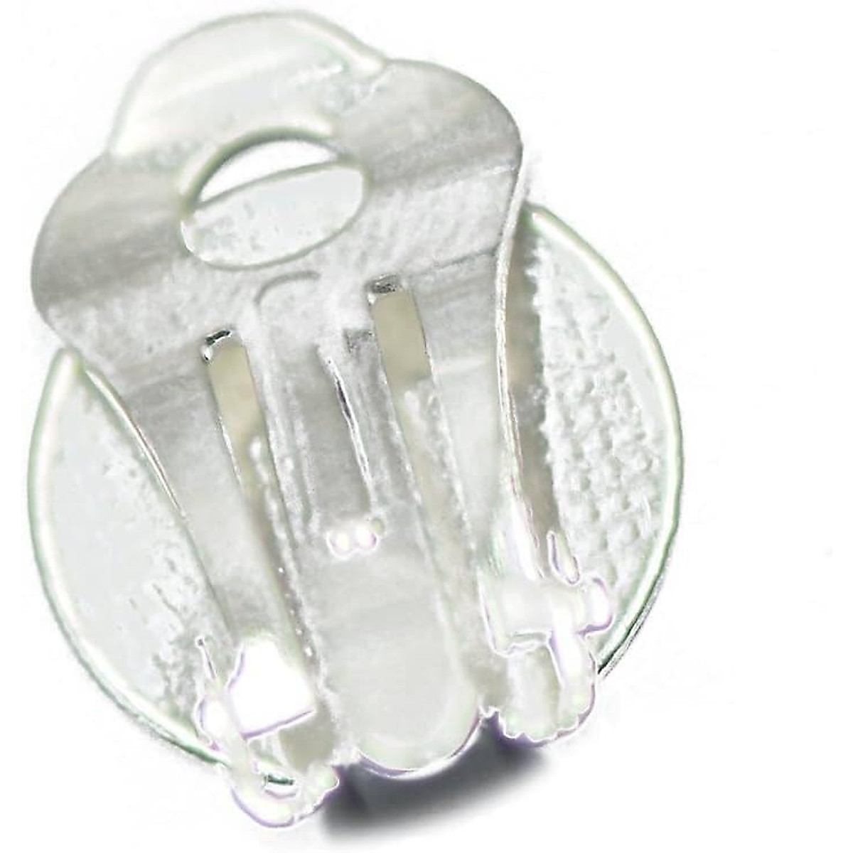 12pcs Clip On Earring Findings with Pad for Gluing 12mm Silver Brass Cost-Effective and Practical and Attractive