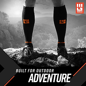 Premium Compression Socks Men and Compression Socks Women - Mens Compression Socks for Running, Womens Compression Socks, Women's Compression Socks Knee High White Compression Socks for Nurses, Travel