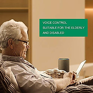 Smart Dimmer Switch by Martin Jerry | White, Supports LED, 2.4G WiFi, Voice Control via Echo & Google Home, a Neutral Wire is Necessary for Installation