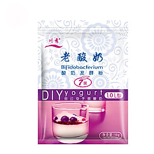 LIANXUE 1 Pack 10g Homemade Yogurt Yeast Starter Make Good Batches of Quality Probiotic-Dense Plain Vegans Yogurt Powder