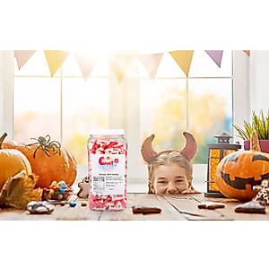 Sarah's Candy Factory Dracula Teeth Gummy Candy in Jar, 5 Lbs