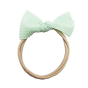 CellElection 30PCS Baby Nylon Headbands 3.75Inch Hair Bows Soft Nylon Hair Bands Hair Accessories for Baby Girls Newborns Infants Toddlers